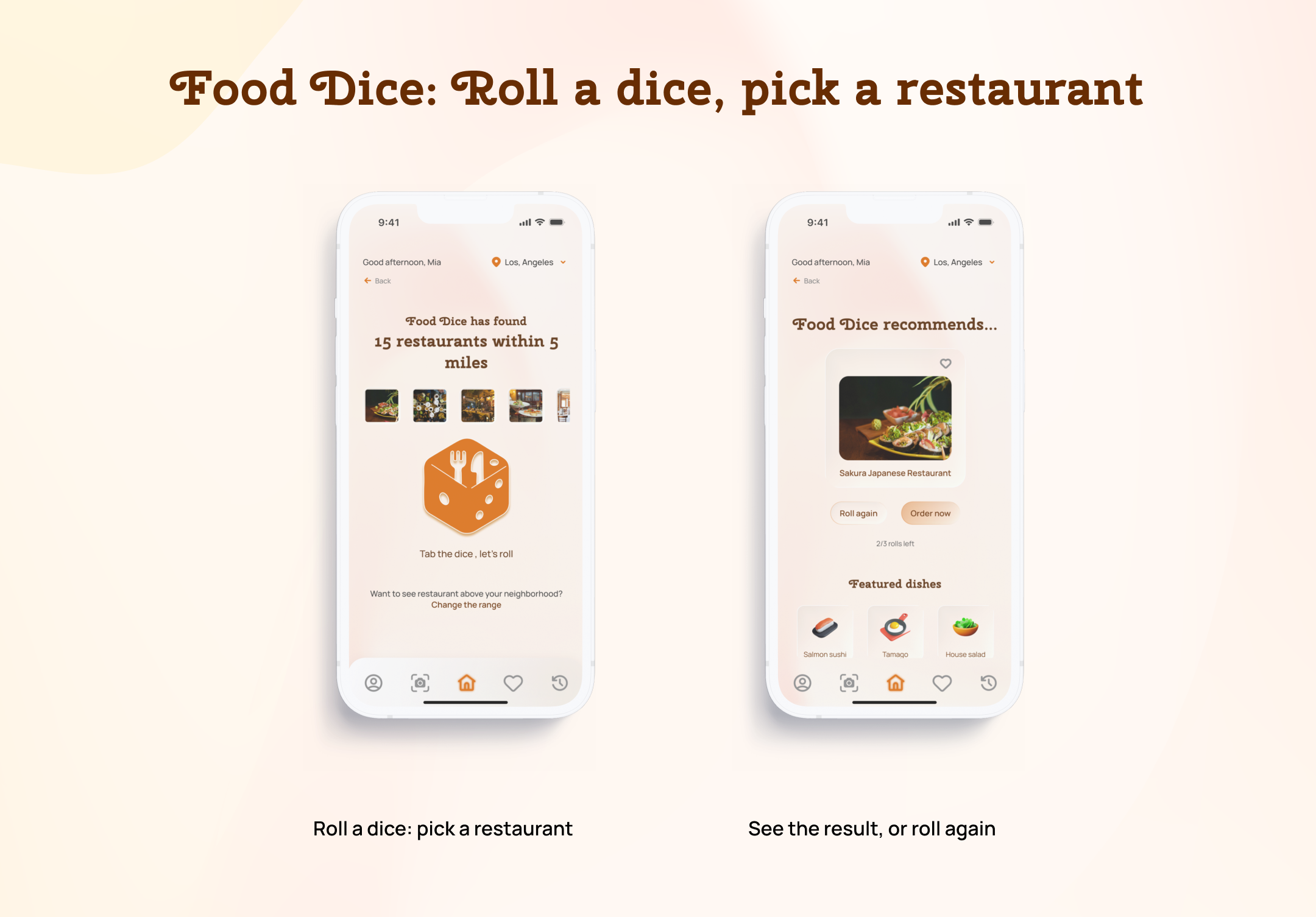 Lifestyle - Food Dice