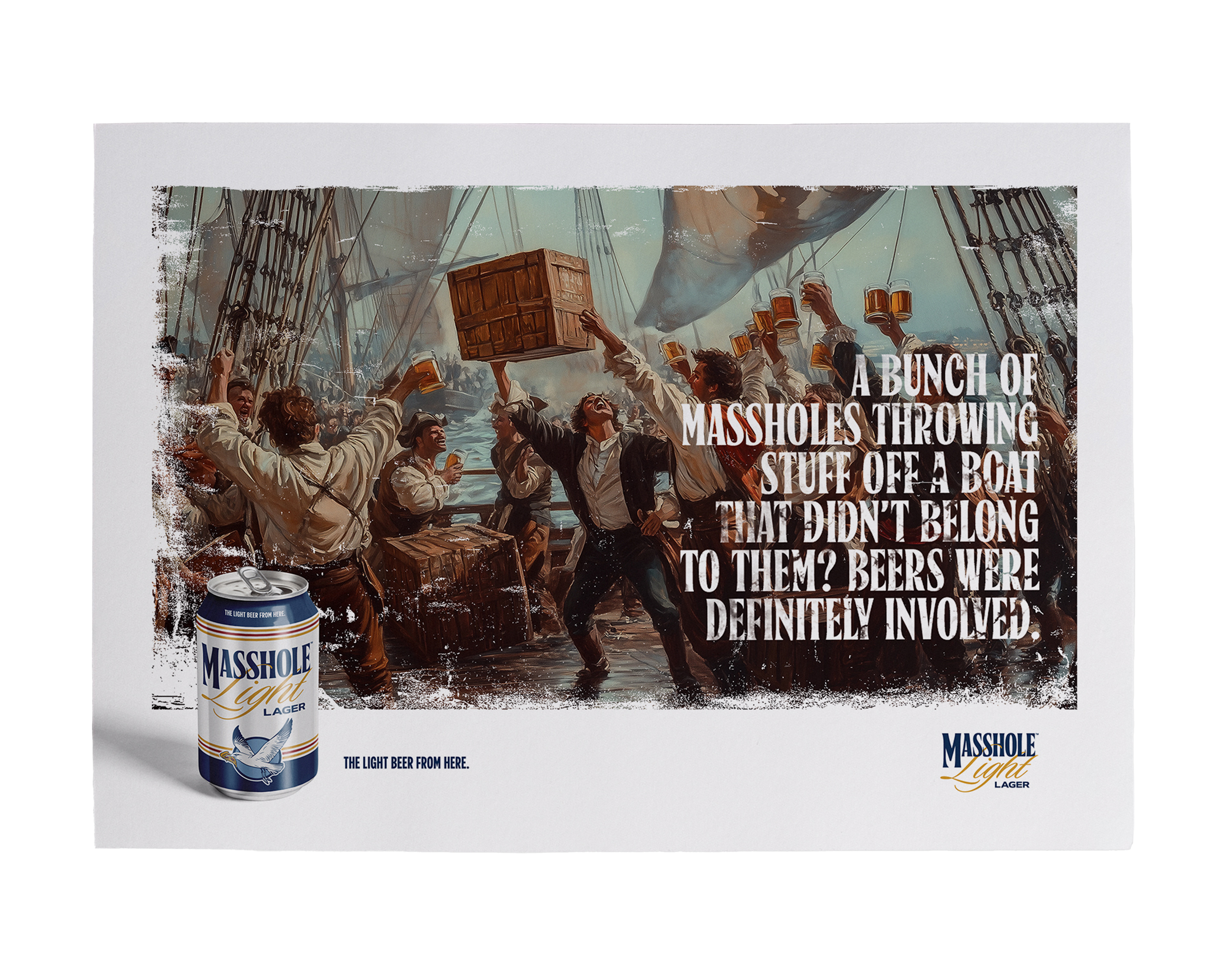 Poster (Series) - Masshole Light Lager